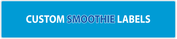 Smoothie and Frozen Yogurt Labels - Freezer Labels